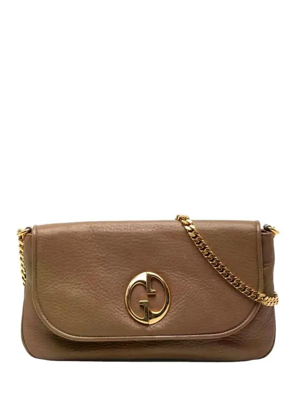 Gucci 2000-2015 Medium 1973 Chain Shoulder Bag - Brown
