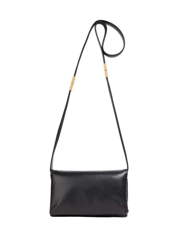 Marni Leather Crossbody Bag - Black