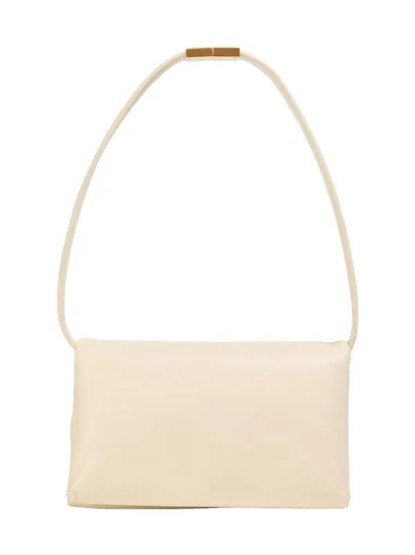 Marni Leather Crossbody Bag - Ivory