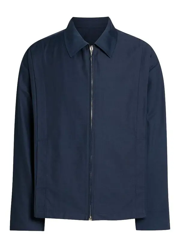 LE17SEPTEMBRE Cotton-blend Twill Jacket - Navy