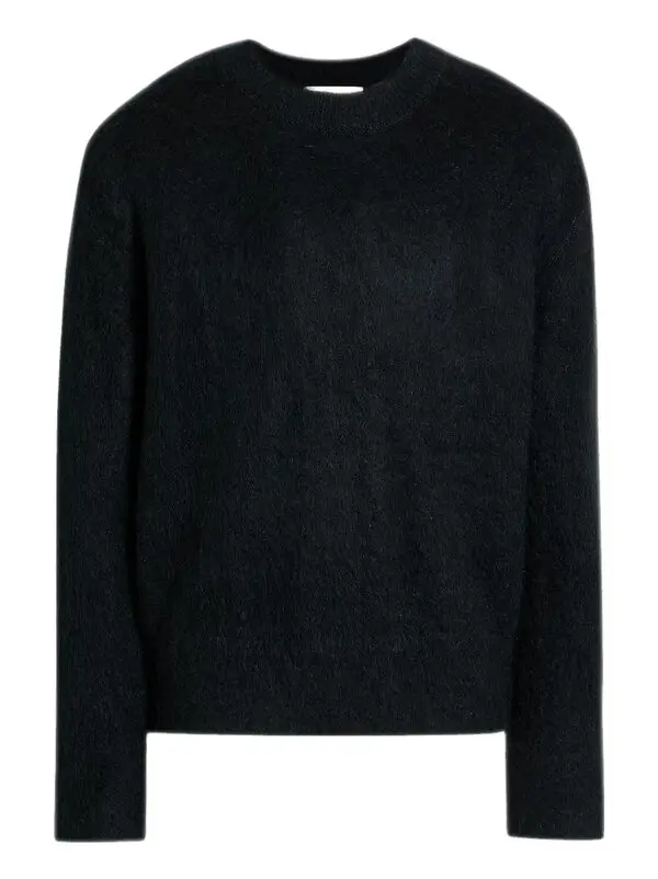 LE17SEPTEMBRE Brushed Knitted Sweater - Black