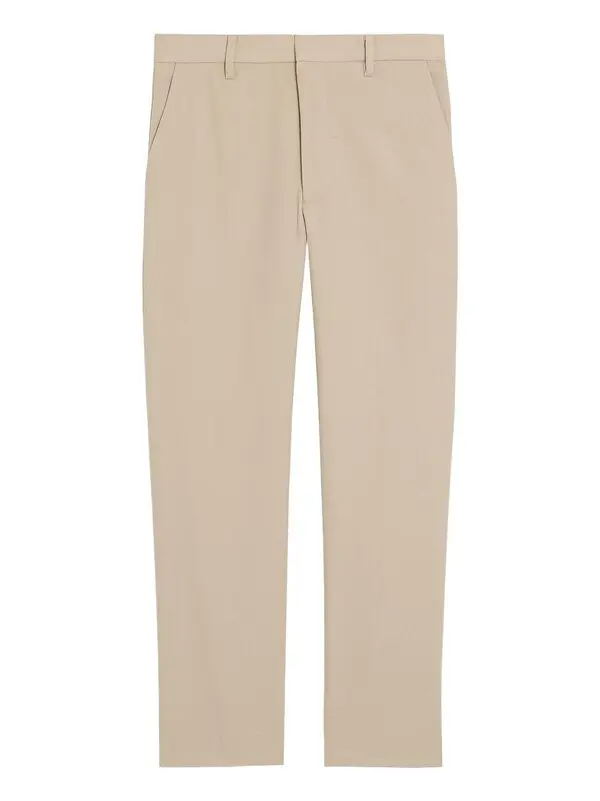Acne Studios Tapered Cotton-blend Gabardine Trousers - Beige