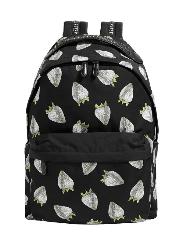 Stella McCartney Printed Twill Backpack - Black