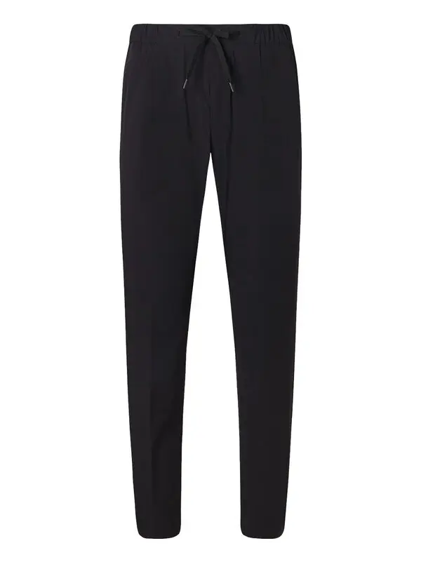 Herno Tapered Shell Trousers - Black