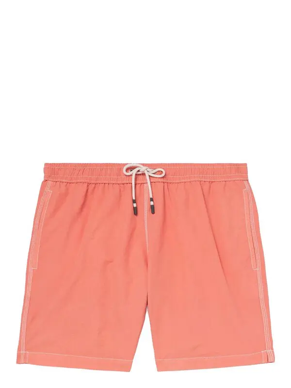 Hartford Slim-fit Mid-length Swim Shorts - Pink