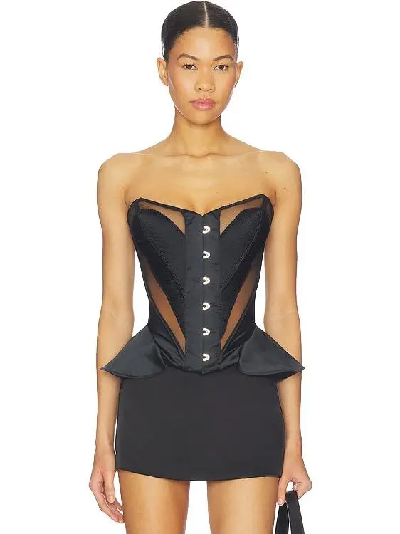 THISTLE AND SPIRE Menage Trois Corset - Black