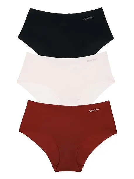 Calvin Klein Hipster 3 Pack - Black  Nymphs Thigh  & Red Stamp