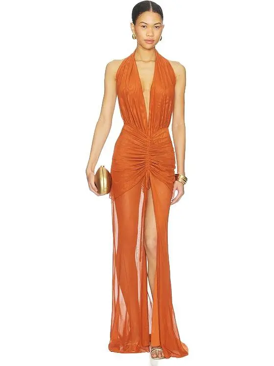 KIM SHUI Maxi Dress - Amber