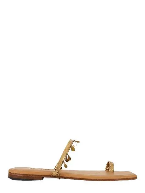 Johanna Ortiz Ethereal Waves Flats - Gold
