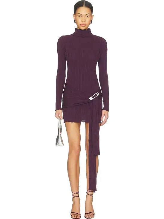 Giuseppe Di Morabito Drape Dress - Bordeaux