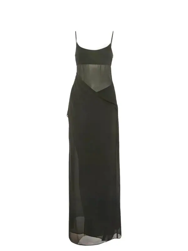 Nbd Selina Draping Maxi Dress - Black