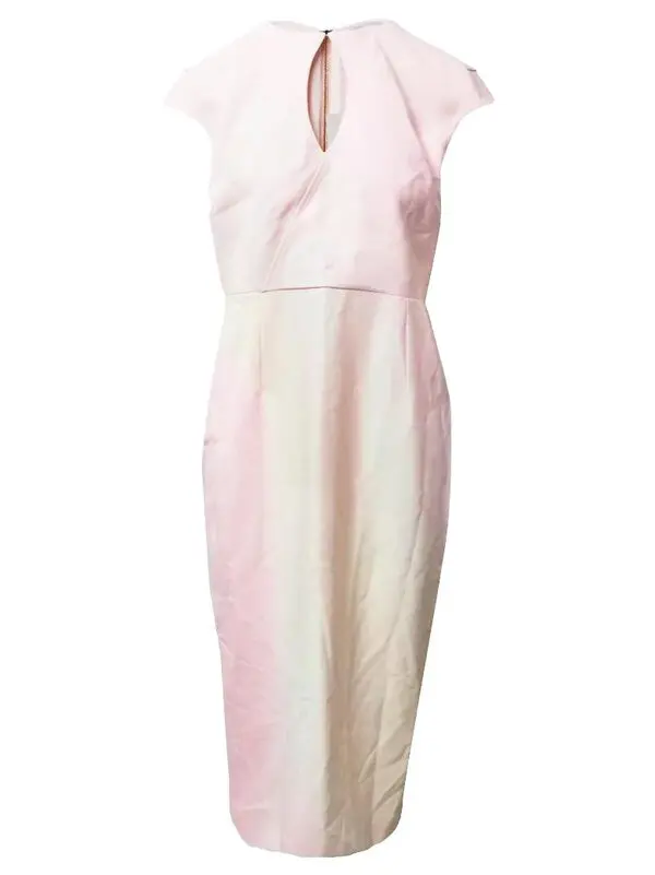 Roland Mouret Chiswell Keyhole-detail Dress - Pink