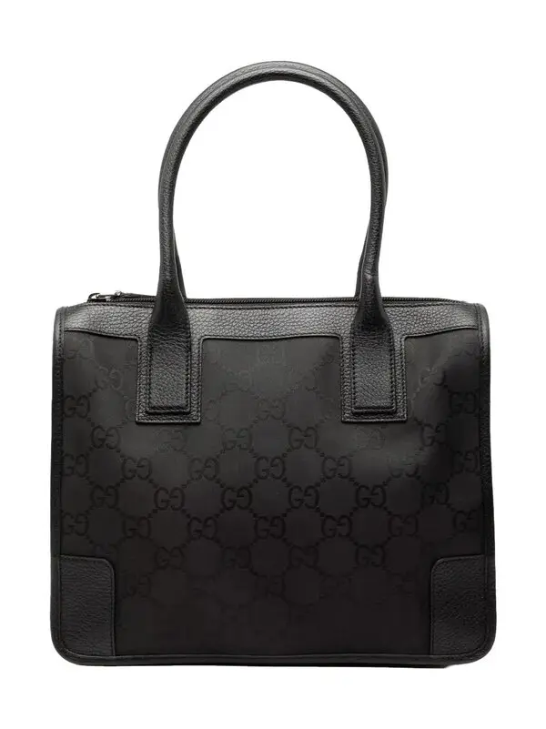 Gucci Gg Nylon Tote Bag - Black