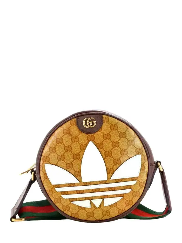 Gucci X Adidas Ophidia Round Crossbody Bag - Brown