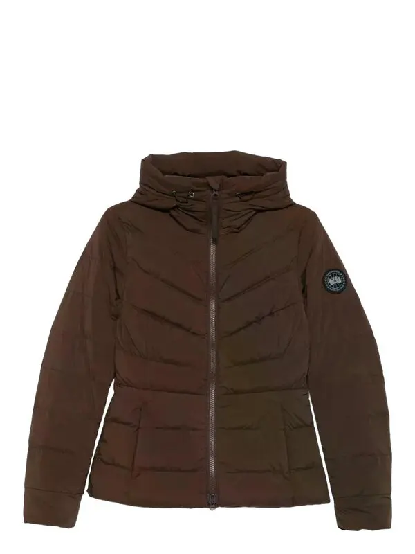 Canada Goose Clair Padded Hooded Jacket - Brown