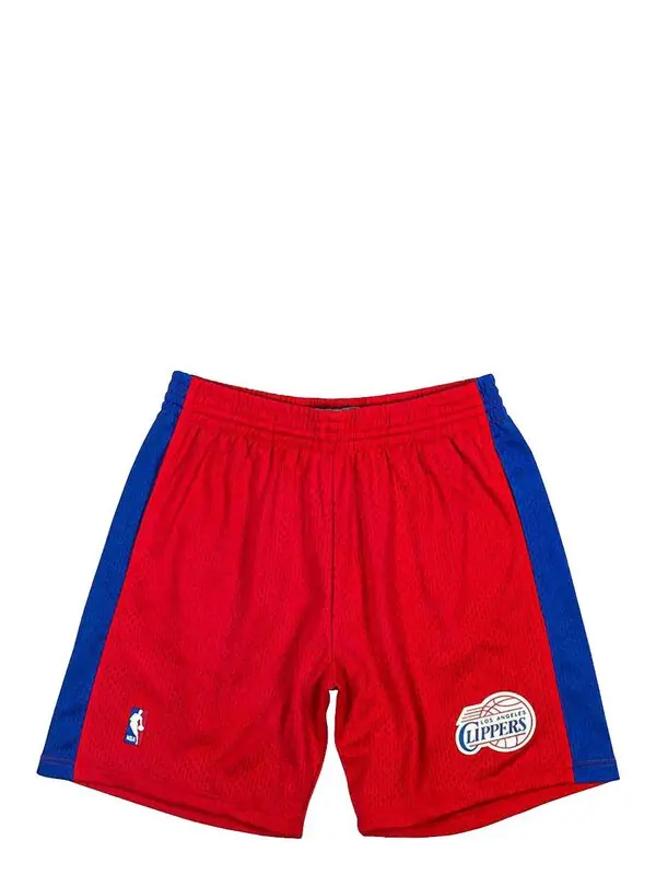 Mitchell & Ness Nba Los Angeles Clippers Track Shorts - Red