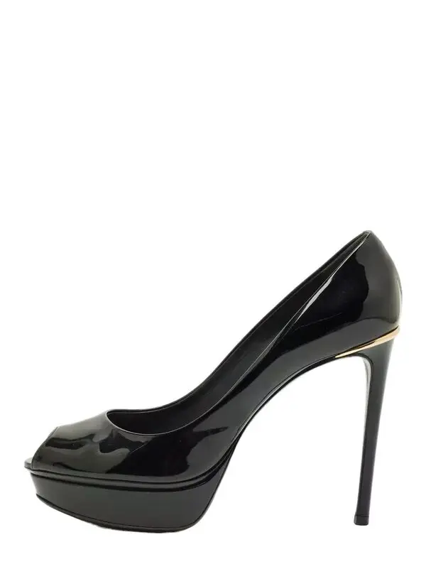 LOUIS VUITTON Peep-toe High Heel - Black