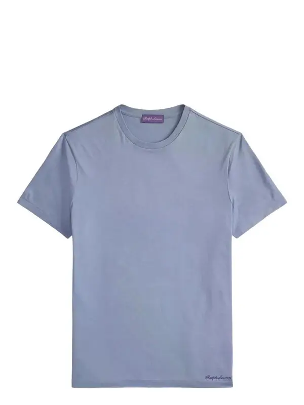 Ralph Lauren Purple Label Lisle Crew-neck T-shirt - Blue