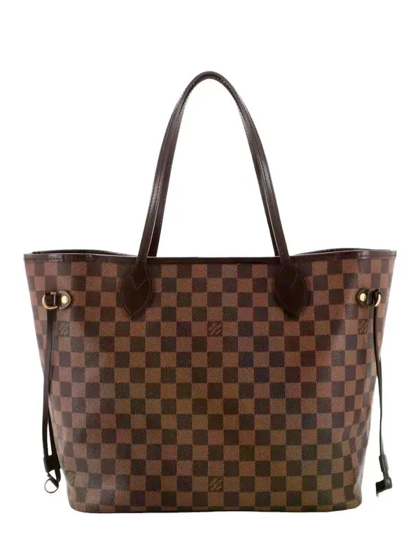 LOUIS VUITTON Neverfull Mm Damier Tote Bag - Brown