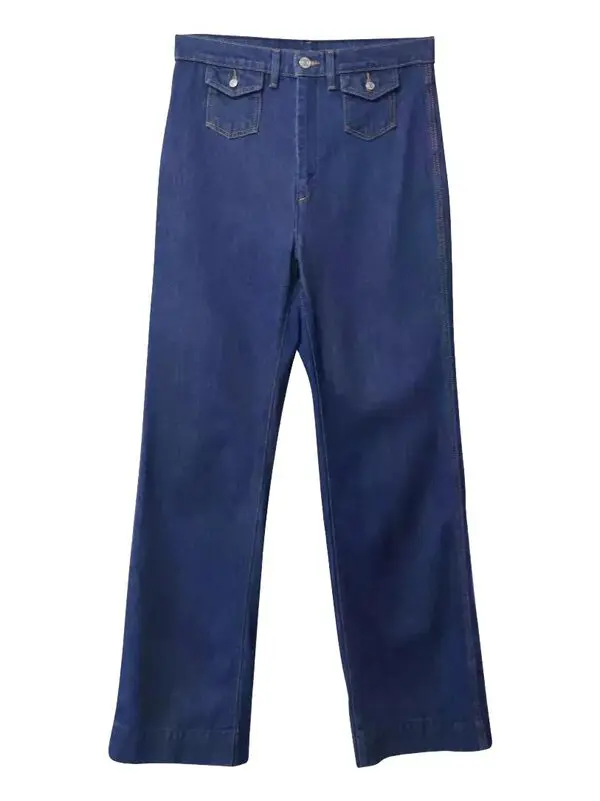 RE/DONE Straight-leg Cotton Jeans - Blue