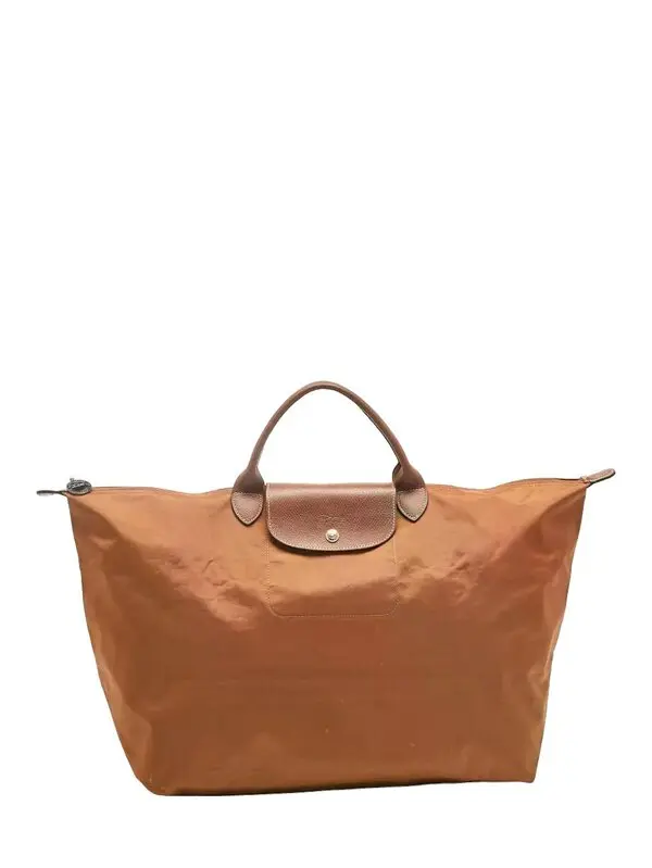Longchamp Logo Tote - Brown