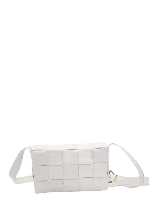 Bottega Veneta Cassette Shoulder Bag - White