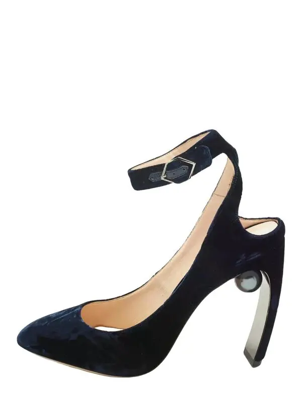 NICHOLAS KIRKWOOD Curved-heel Pumps - Blue