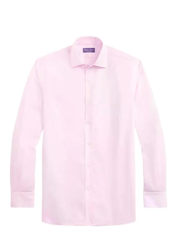 Ralph Lauren Purple Label Buttoned Twill Shirt - Pink