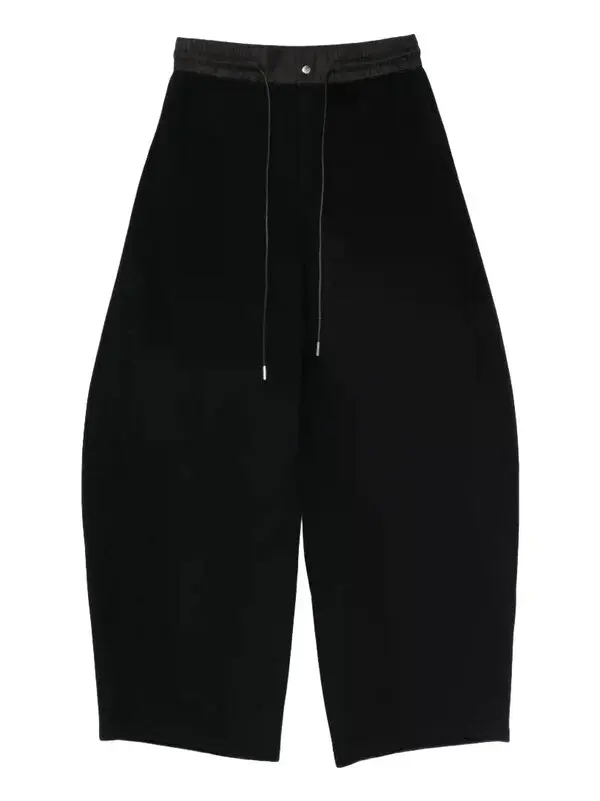 Sacai Drawstrings Track Pants - Black