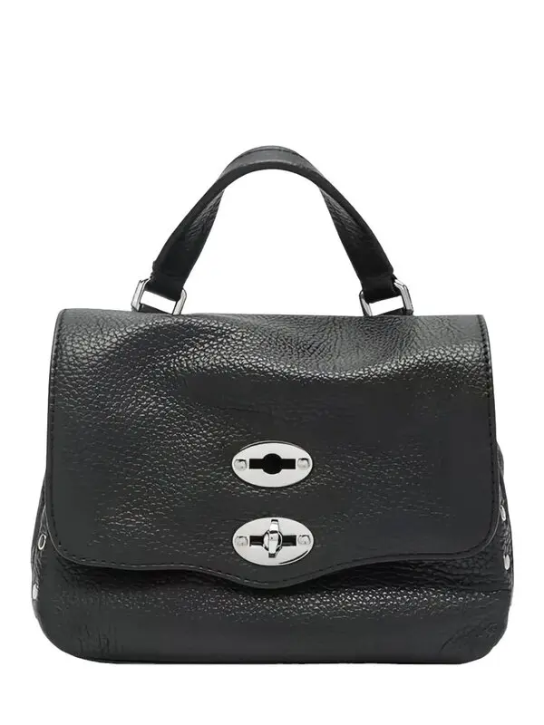 ZANELLATO Stud Detail Top-handle Tote - Black