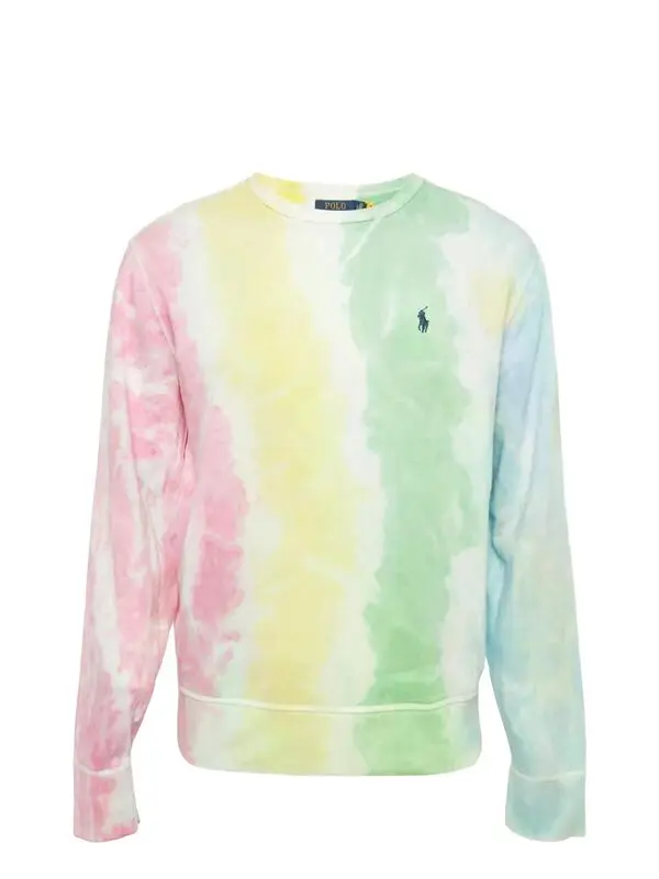 Polo Ralph Lauren Tie-dye Cotton Sweatshirt - White