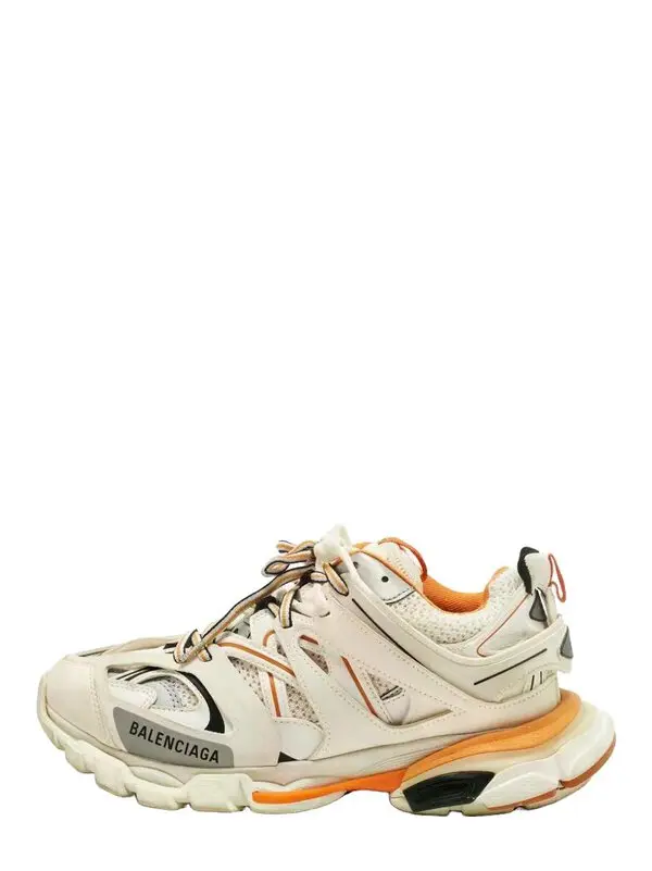 Balenciaga Lace-up Round-toe Sneakers - Neutrals