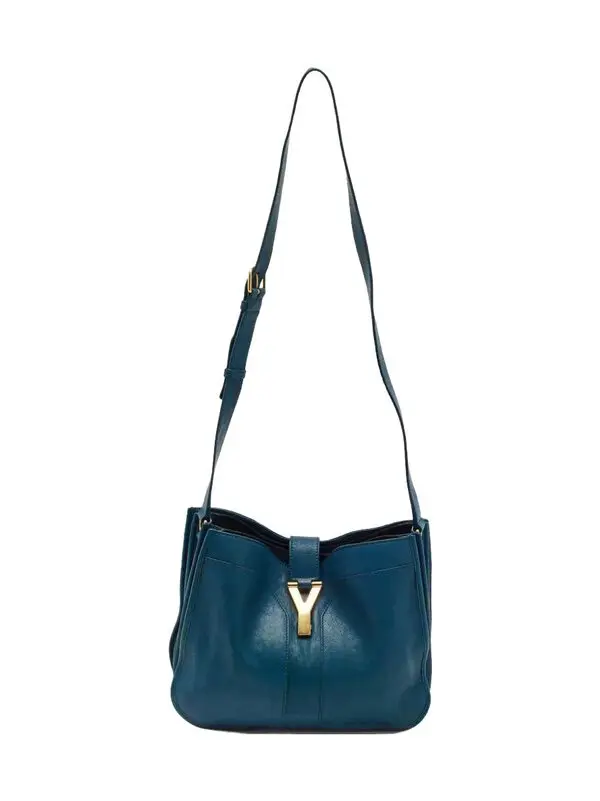 Saint Laurent Medium Cabas Chyc Shoulder Bag - Blue