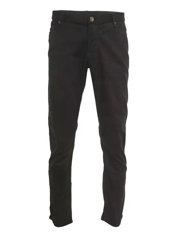 Emporio Armani Logo-detail Trousers - Black