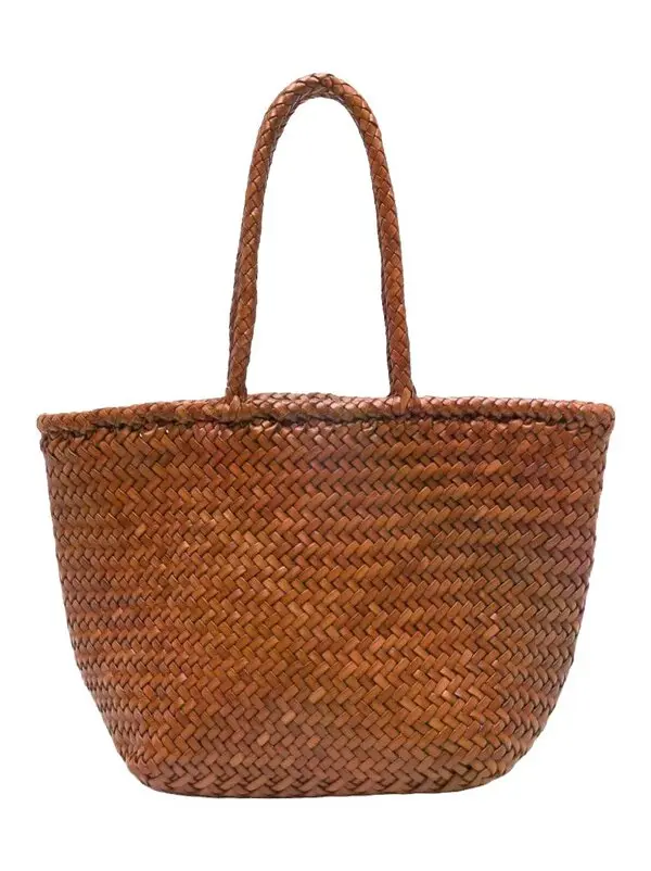 Dragon Diffusion Small Grace Woven Tote Bag - Brown