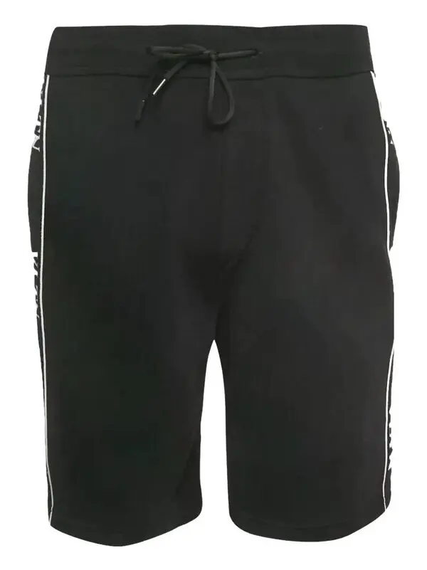 Valentino Garavani Logo-detail Drawstring Shorts - Black
