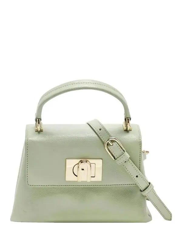 Furla 1927 Mini Leather Tote - Green