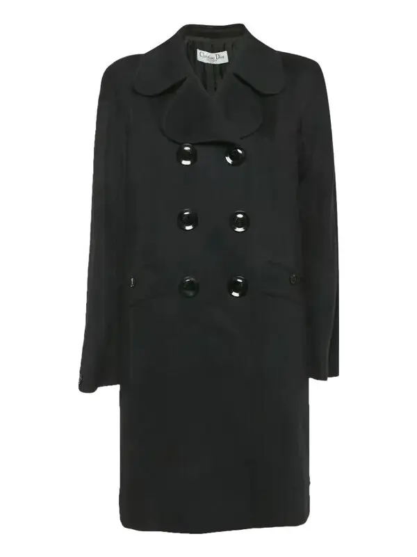 Dior Double-breasted Coat - Black