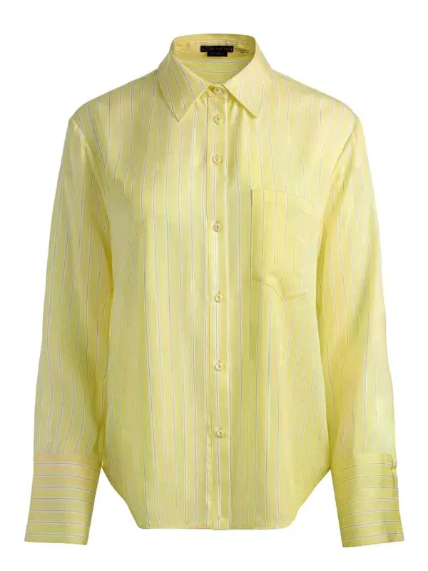 Alice + Olivia Oversized Striped Shirt - Yellow