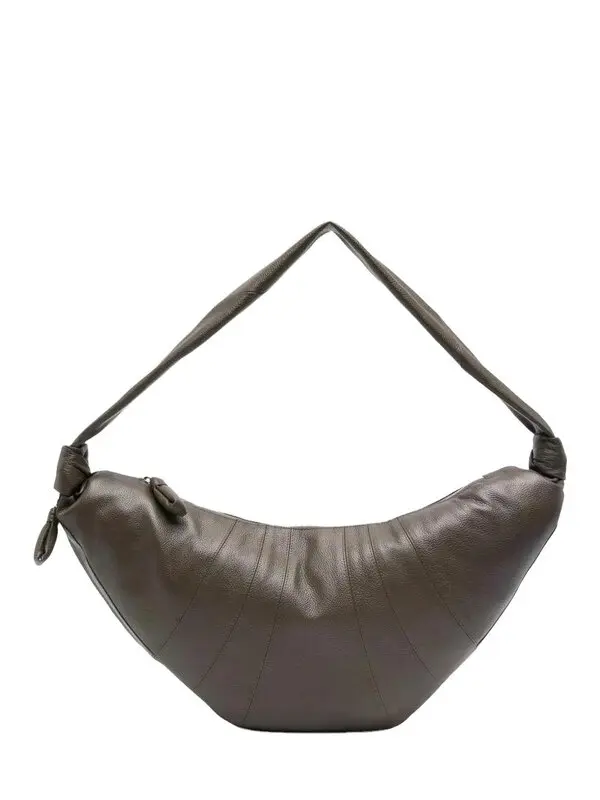 LEMAIRE Large Croissant Zip-top Tote Bag - Brown