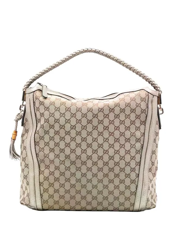 Gucci Gg Canvas Bella Shoulder Bag - Brown