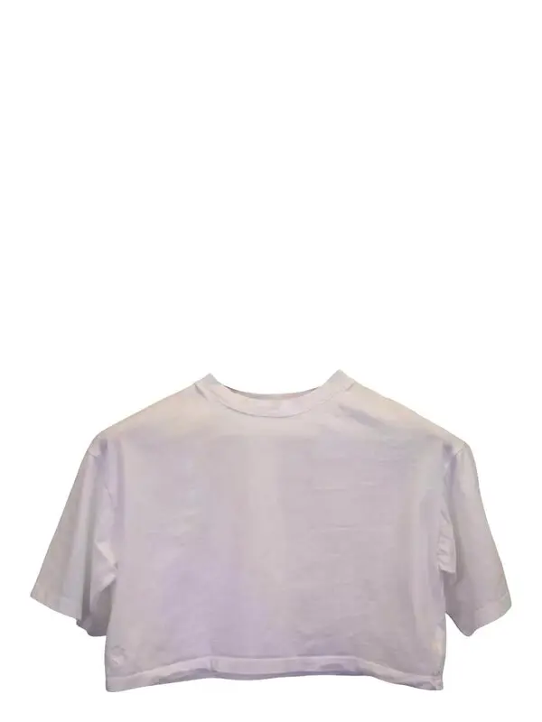 THE FRANKIE SHOP Crew-neck Cropped T-shirt - White