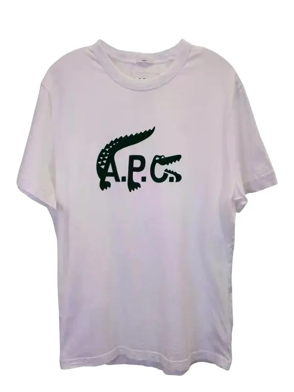 A.p.c. X Lacoste Logo-print T-shirt - White