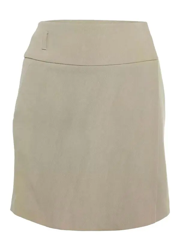 Gucci Gabardine Mini Skirt - Neutrals