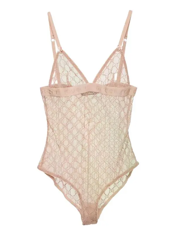 Gucci Gg Bodysuit - Pink