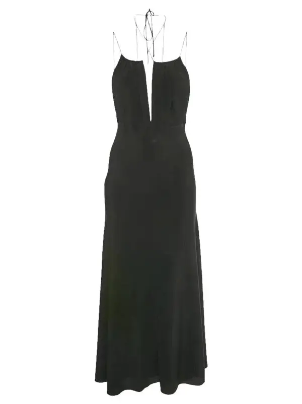 TOTEME Halter-neck Maxi Dress - Black