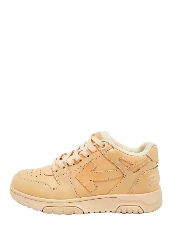 Off-White Arrow Leather Sneakers - Neutrals