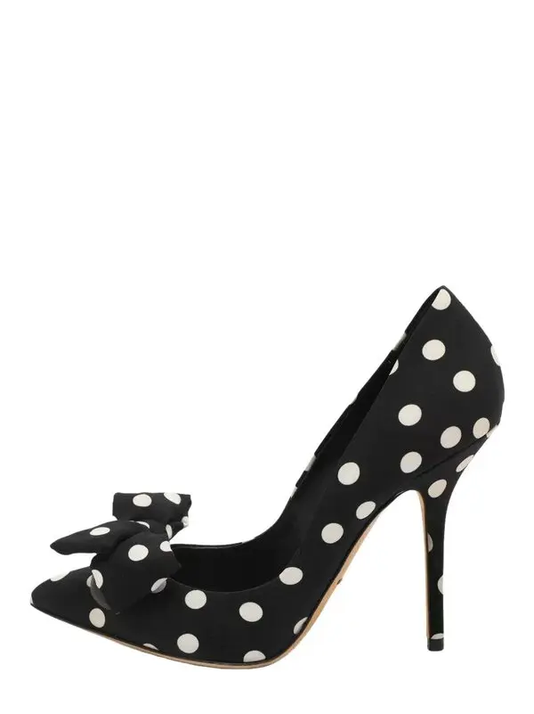 Dolce & Gabbana Polka-dot Pattern Pumps - Black
