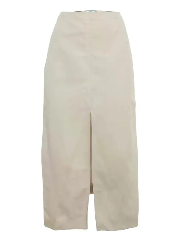 Prada Midi Skirt - Neutrals