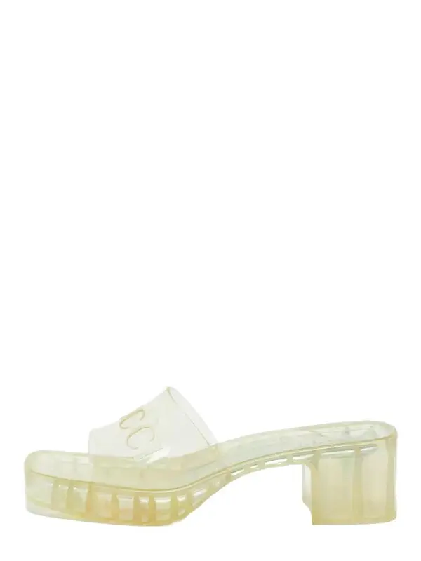 Gucci Block-heel Sandals - White